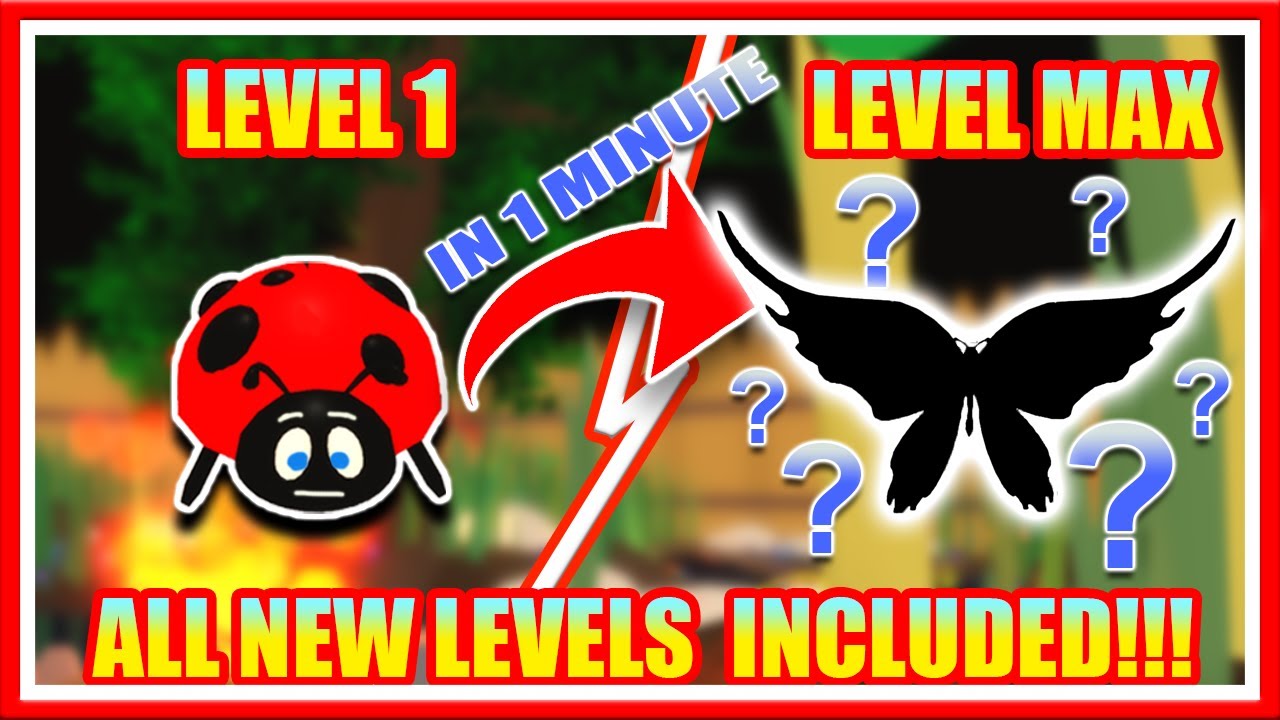 1 🐞 to 106 🦋 Bug Levels in Just 1 Minute - Little World (Roblox) - YouTube