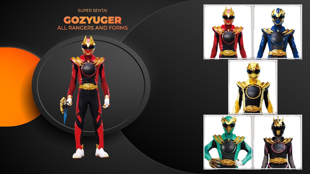 Gozyuger All Rangers And Forms - YouTube