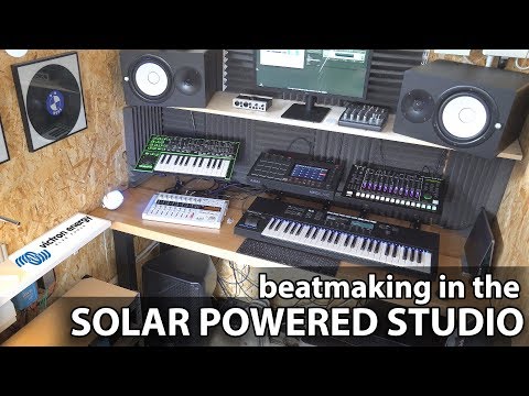 THE SOLAR POWERED MUSIC STUDIO | BEATMAKING