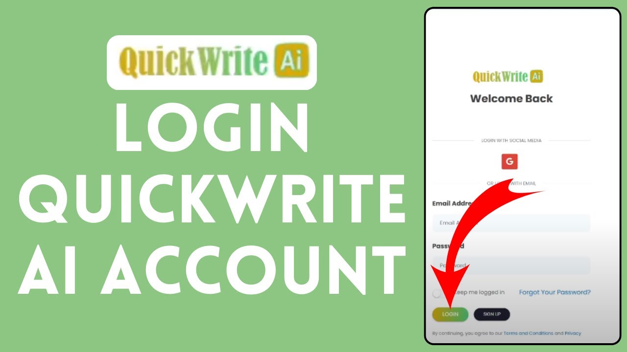 How to Login to Quickwrite AI Account (2024) | Sign In to Quickwrite AI ...