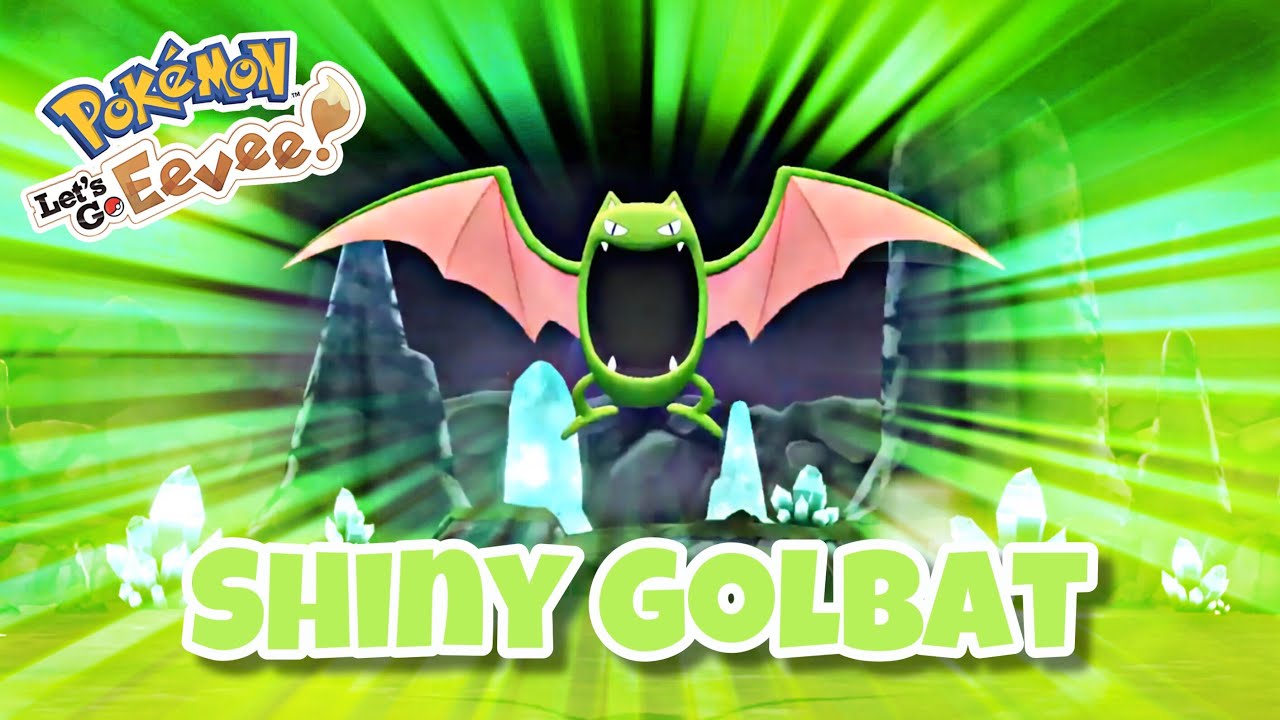 RANDOM ENCOUNTER SHINY GOLBAT! POKEMON LET'S GO EEVEE! - YouTube