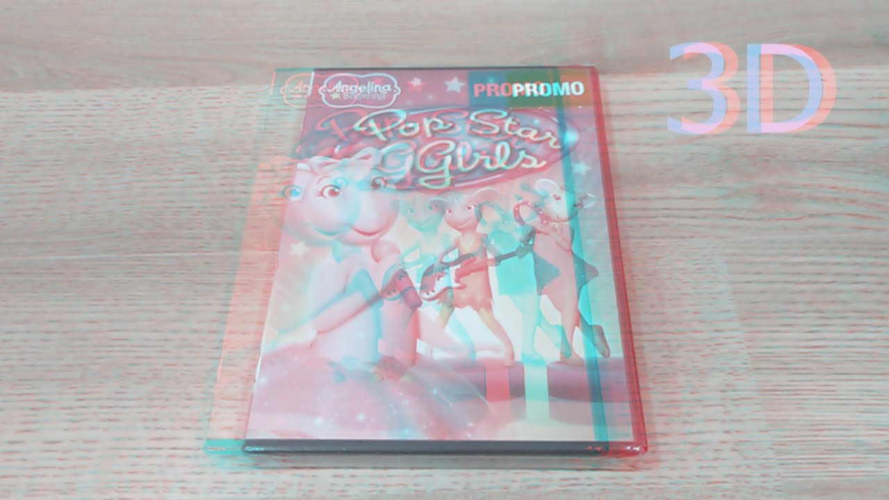 Angelina Ballerina Pop Star Girls Dvd Unboxing 3d Youtube