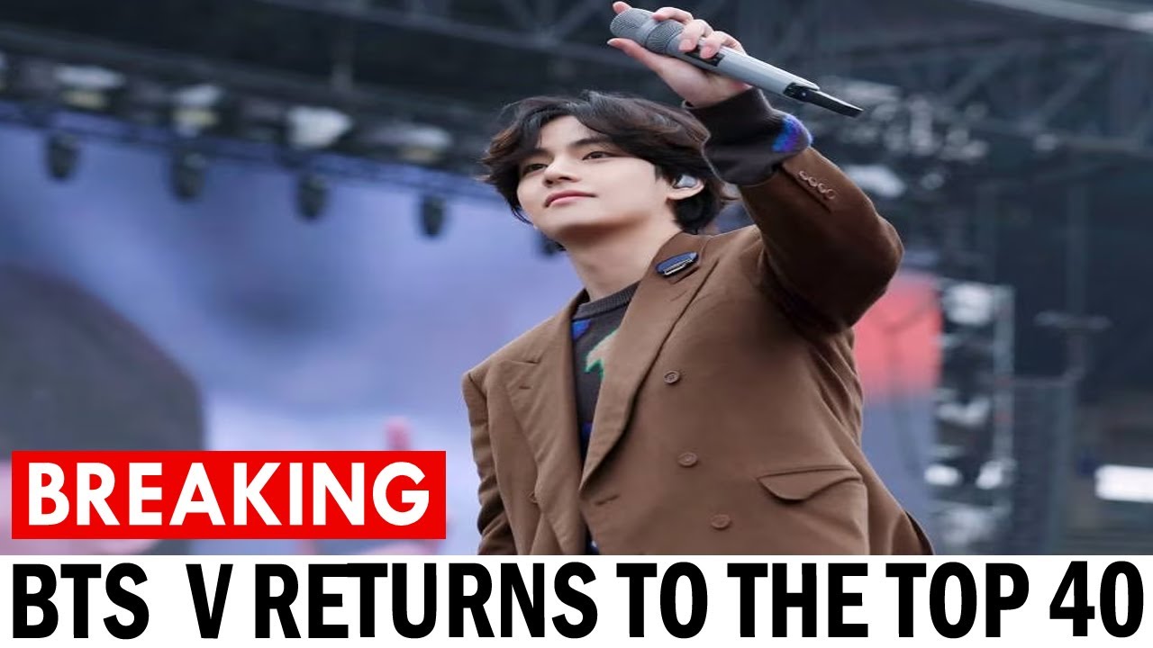 BTS Singer V Returns To The Top 40 With Multiple S - YouTube