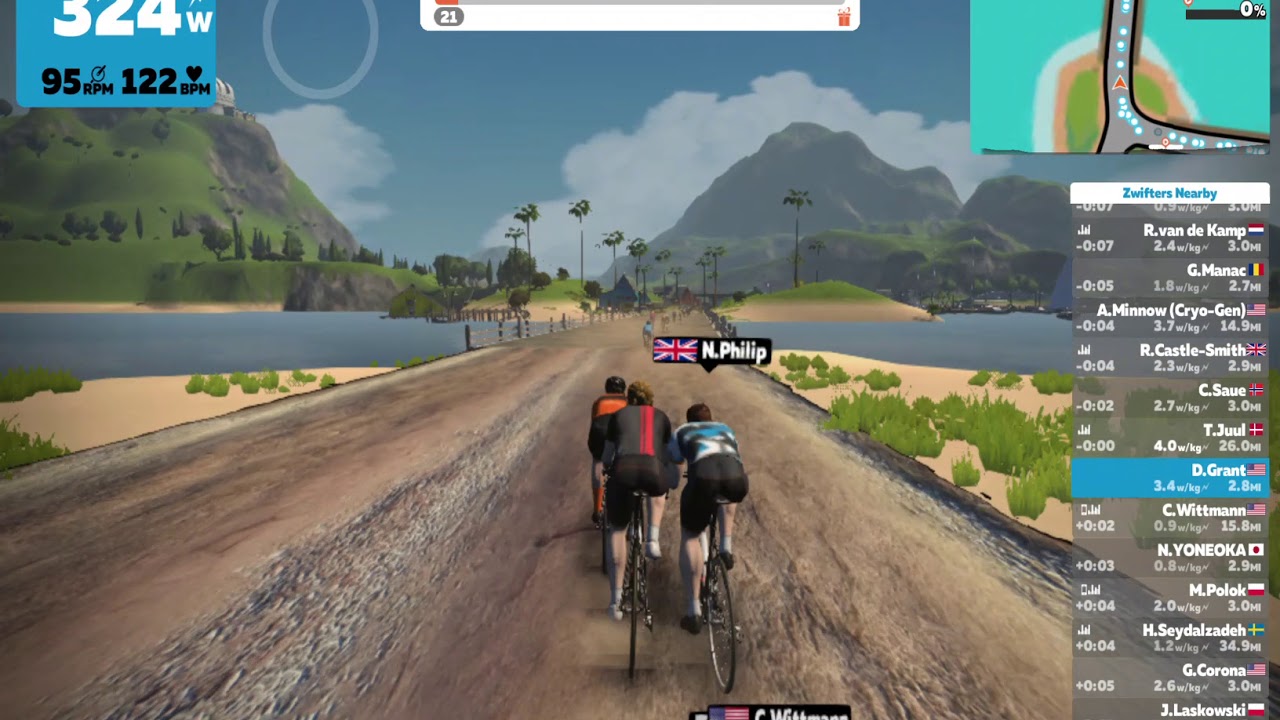 Zwift - Volcano KOM - Jersey - YouTube