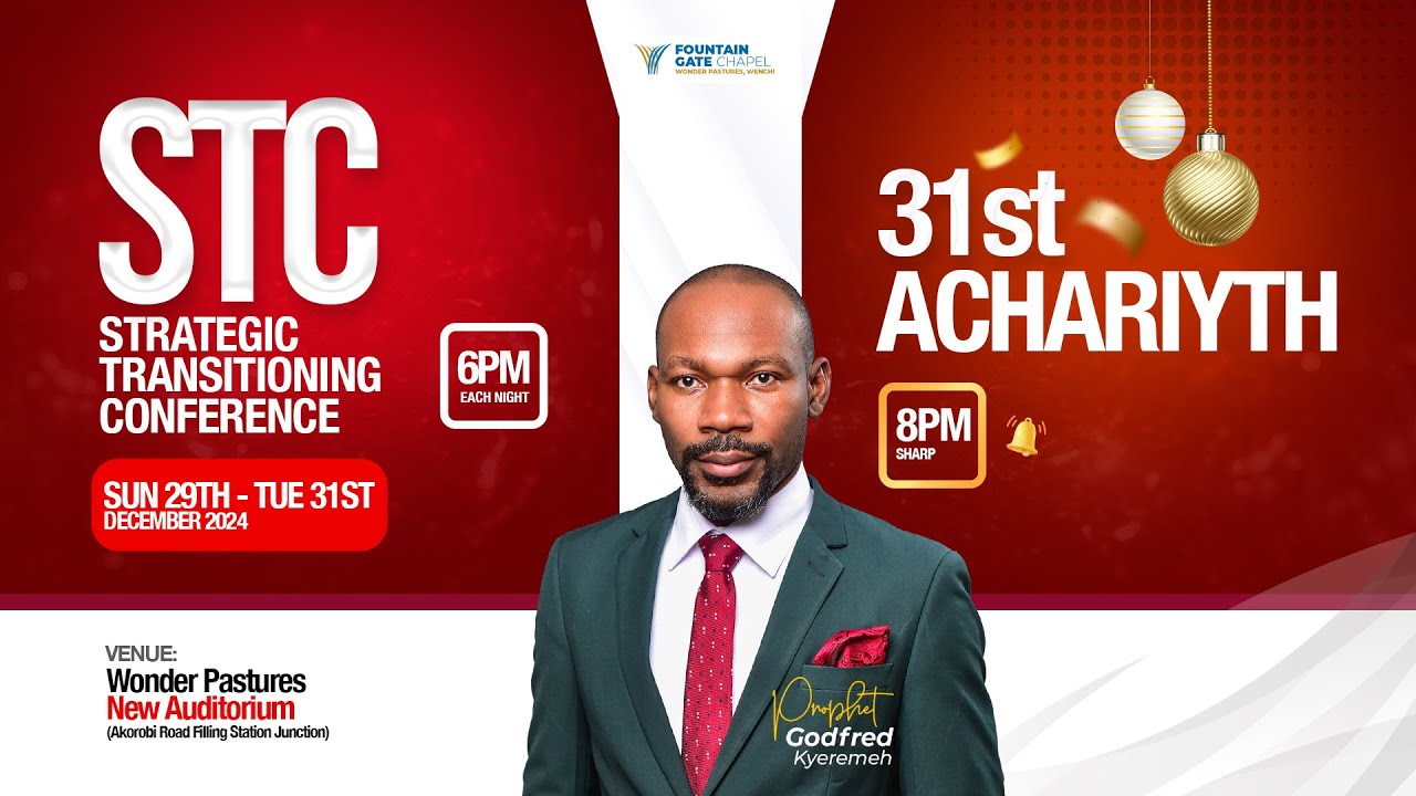 STC DAY 2 WITH PROPHET GODFRED KYEREMEH AT WONDER PASTURES, WENCHI ...