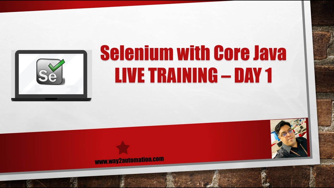Selenium Free Session Day 1 Detailed Selenium With Core Java Training 7816