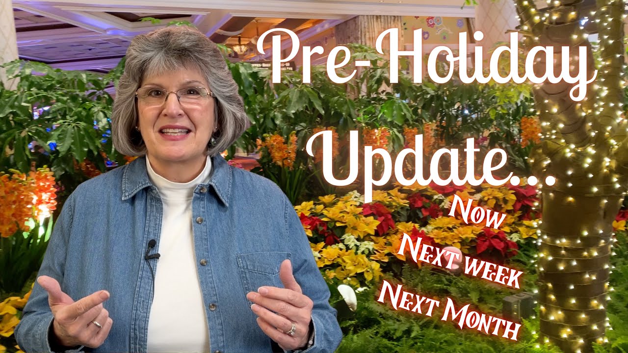 Pre-Holiday Update: Now, Next Week, & Next Month - YouTube
