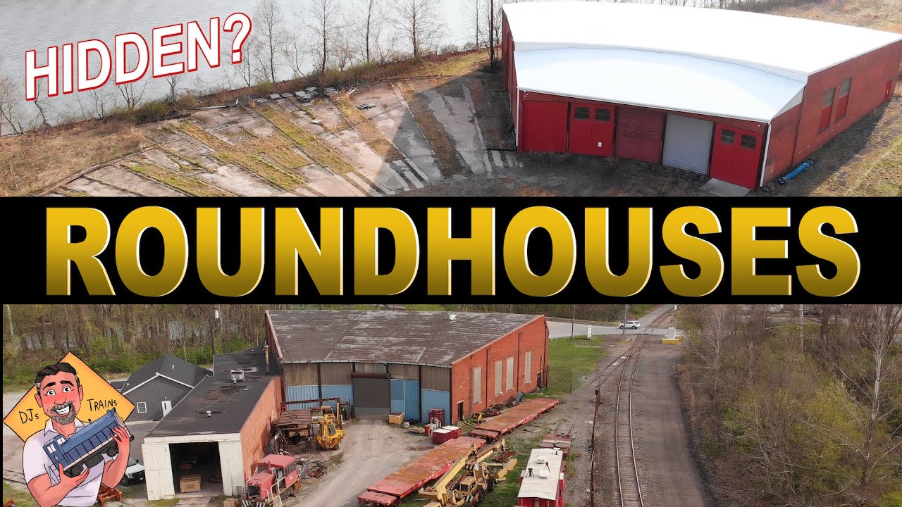 RAILROAD ROUNDHOUSES! TWO that you may have NEVER SEEN! - YouTube