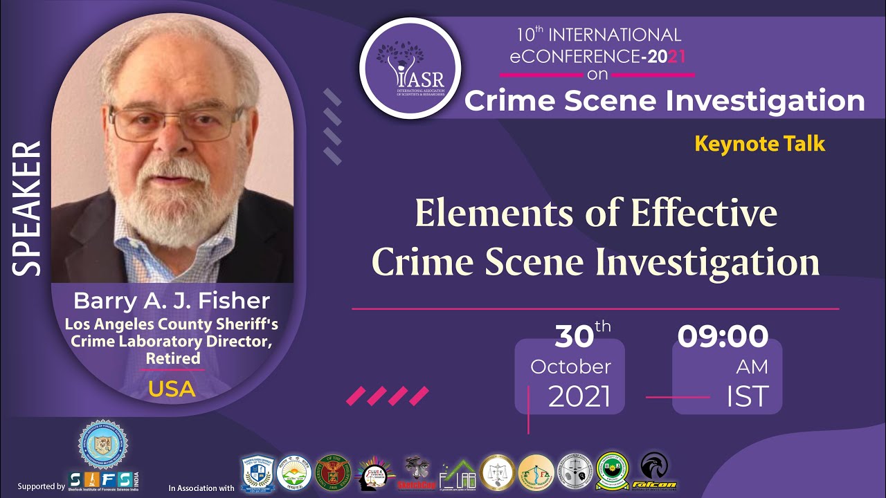 Elements of Effective Crime Scene Investigation | Barry A J Fisher ...