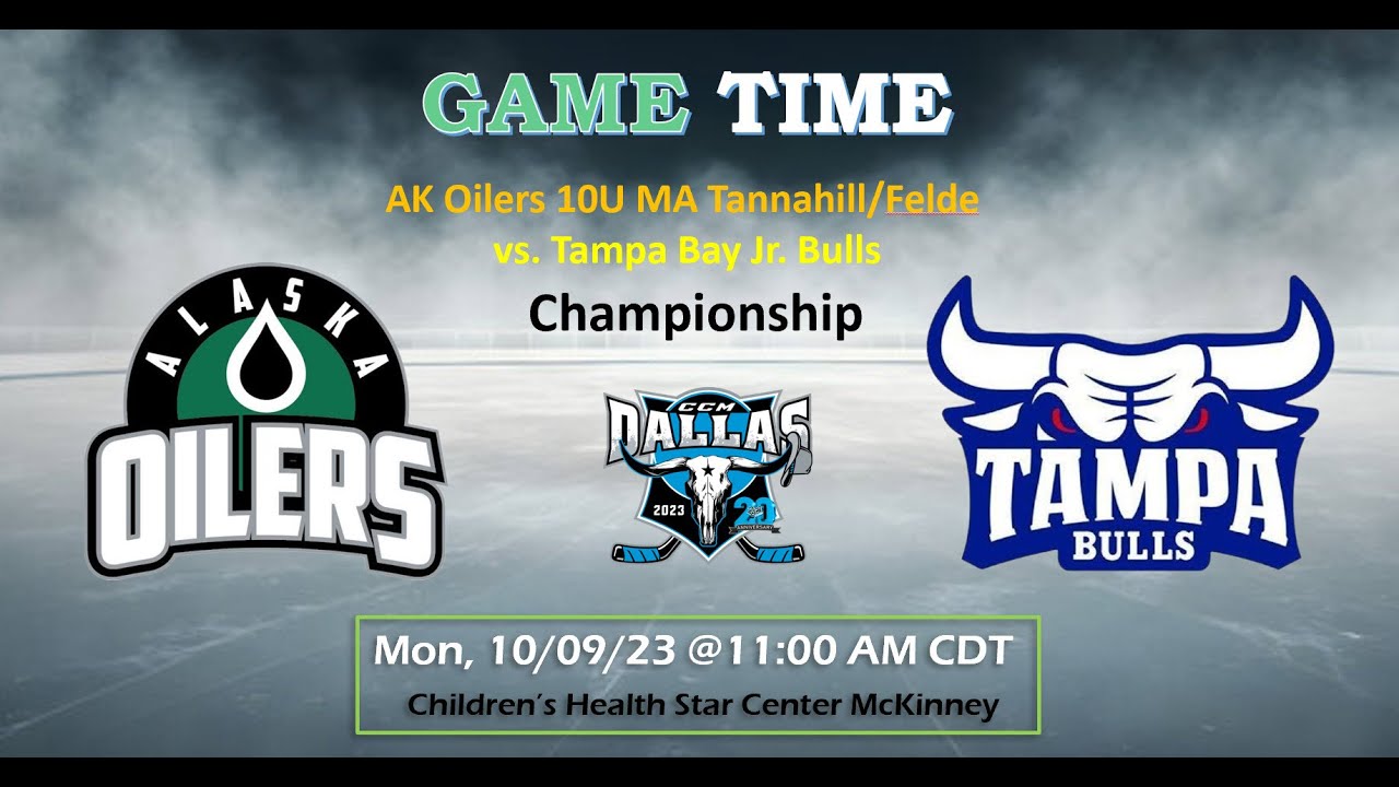 2023 CCM DALLAS Final - Alaska Oilers 10U MA T/F vs Tampa Bay Jr. Bulls ...