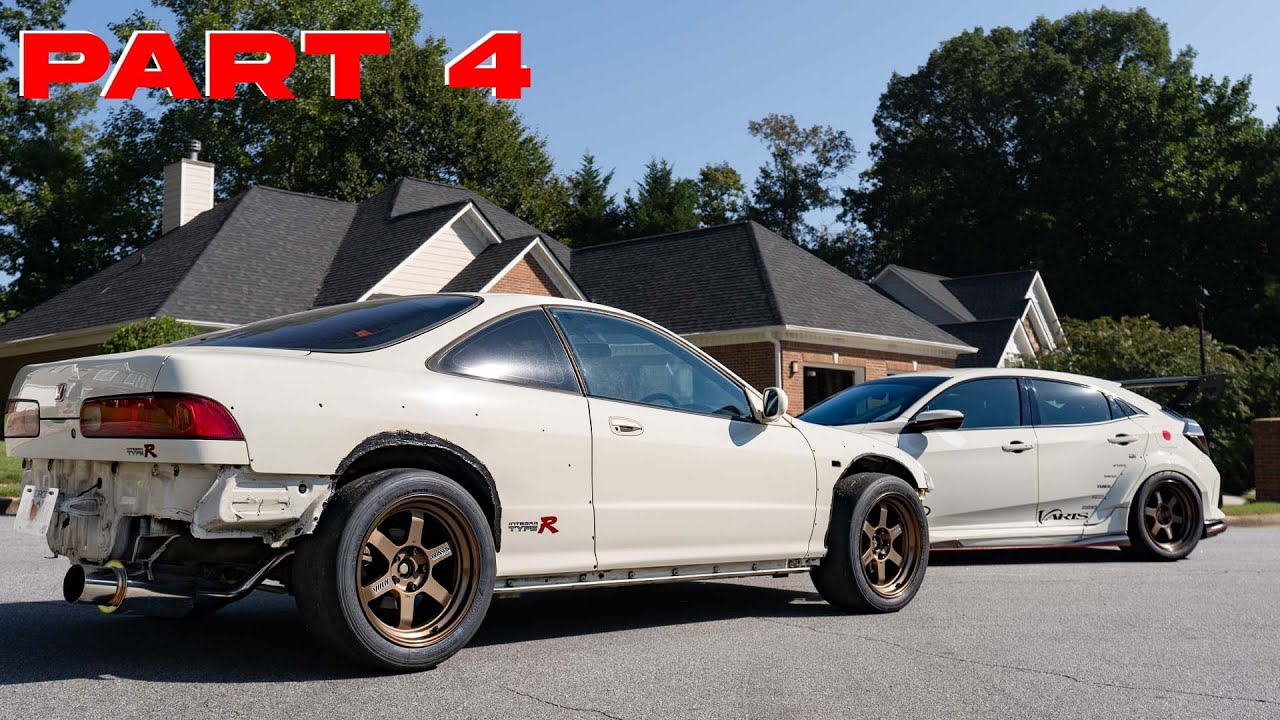 VARIS x HURTLING Widebody DC2 Type-R Build [Part 4] - YouTube