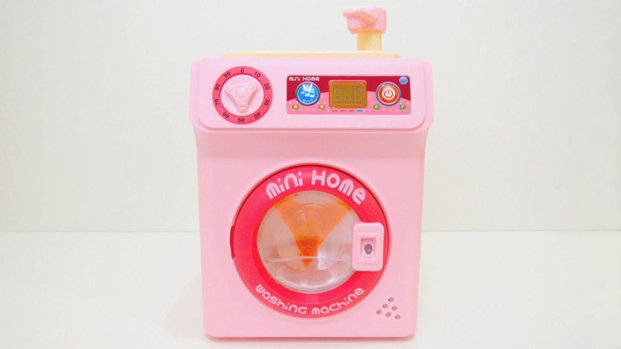 Toy Washer and Sink with Timing Panel Songs Colorful Lights Inside and ...