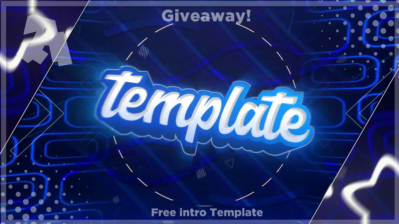 Blue intro Template I PZ CM3 I By » Ancroy 2D I GIVEAWAY!! - YouTube