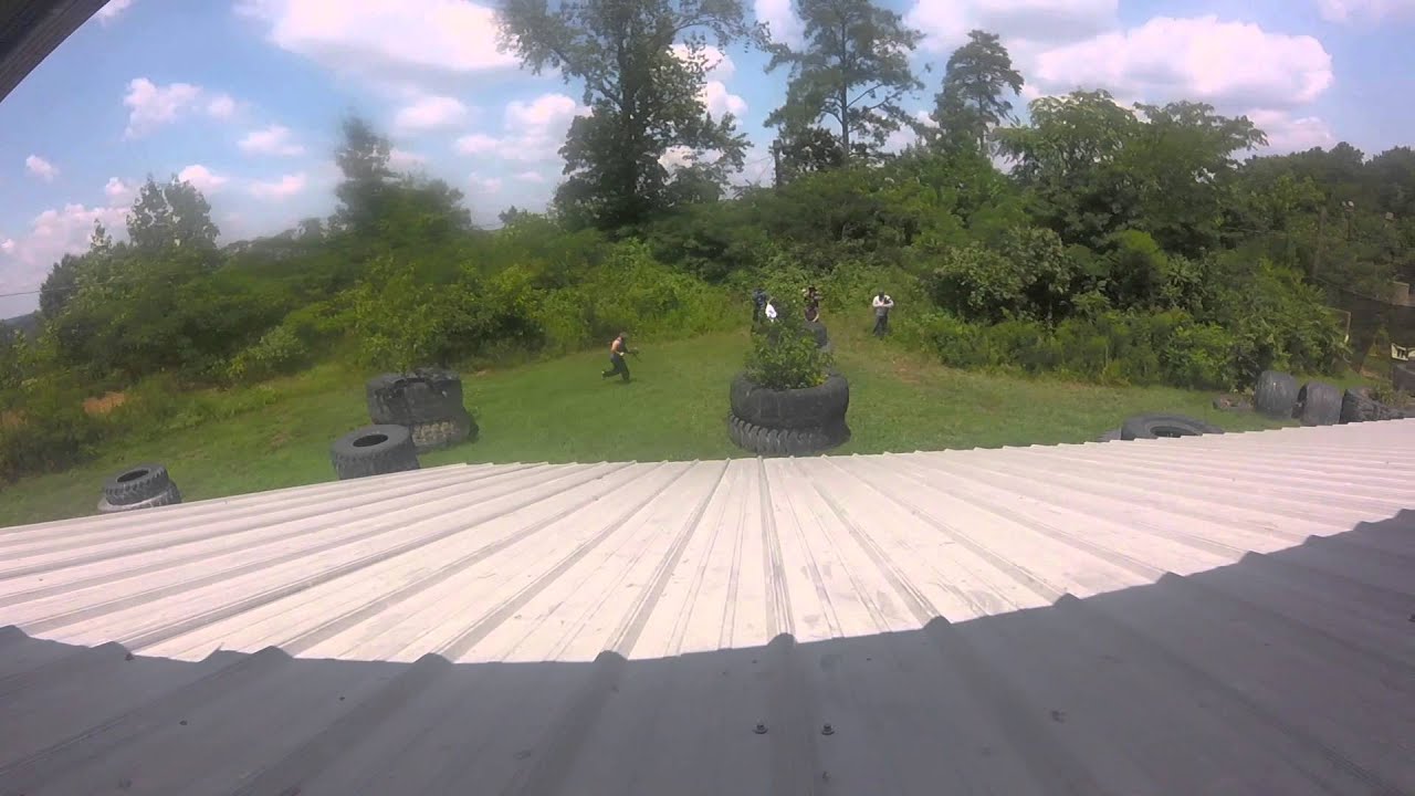 Paintball on House - YouTube