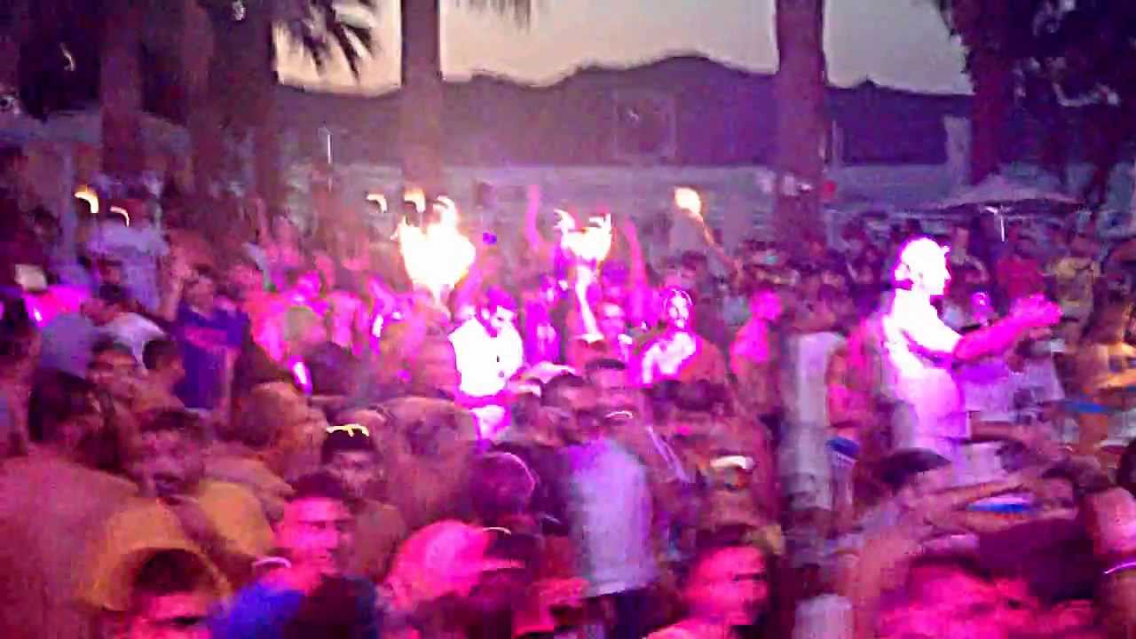 Chania - Crete (Greece) @ 'Cabana Mare' Sunday beach party - YouTube