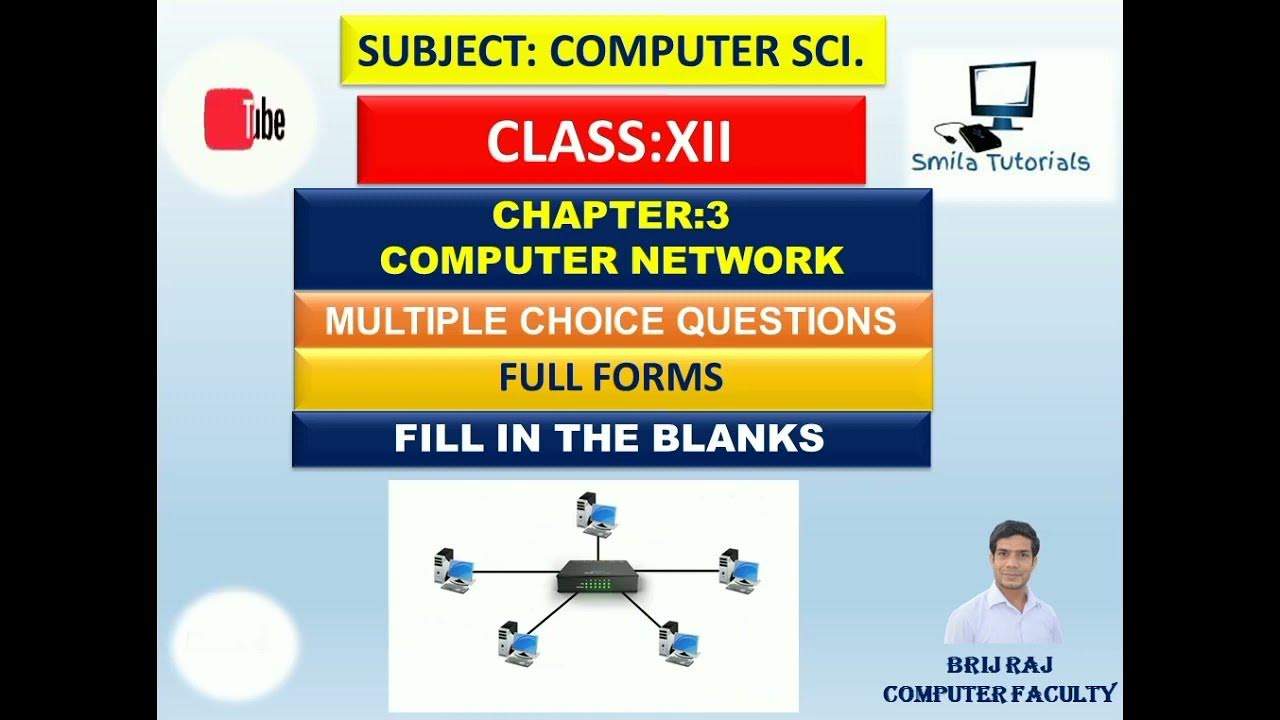 Class XII Chapter-3 Computer Network (MCQ,Full Forms and Fill in the Blanks)Revised Syllabus ...