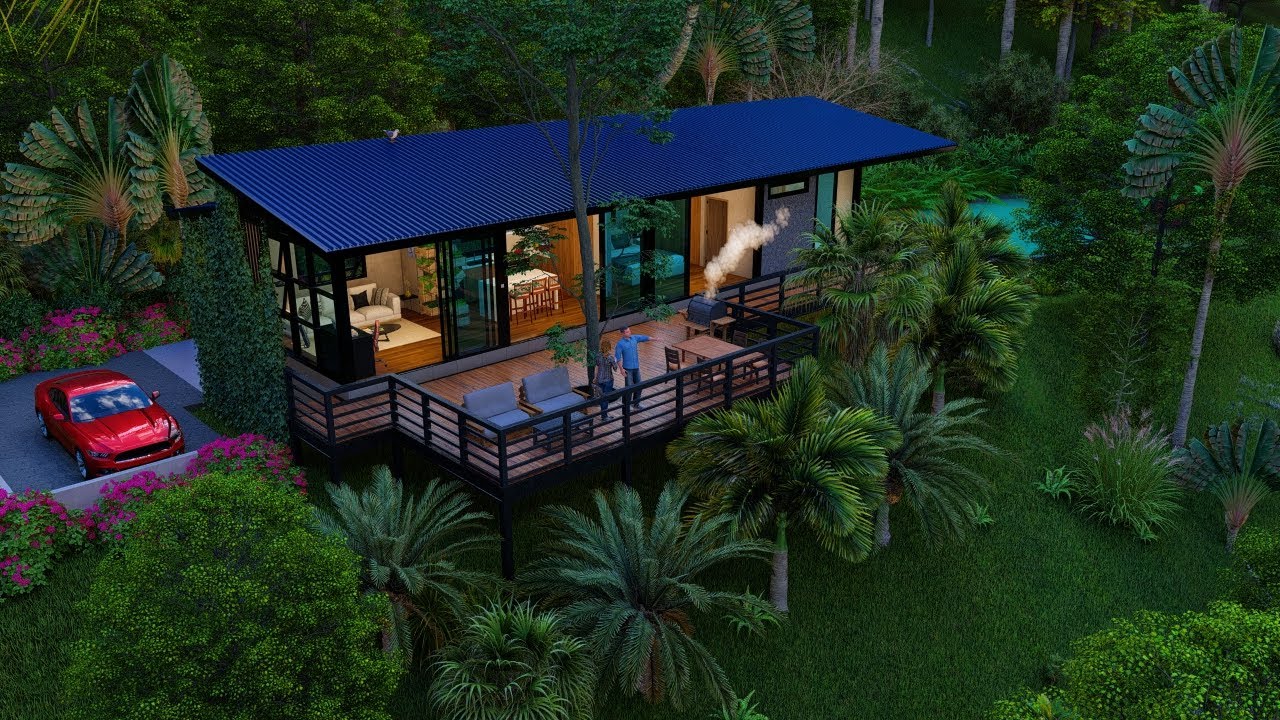 Iconic Design #54 Modern Tropical Forest House with Elevated Design ...