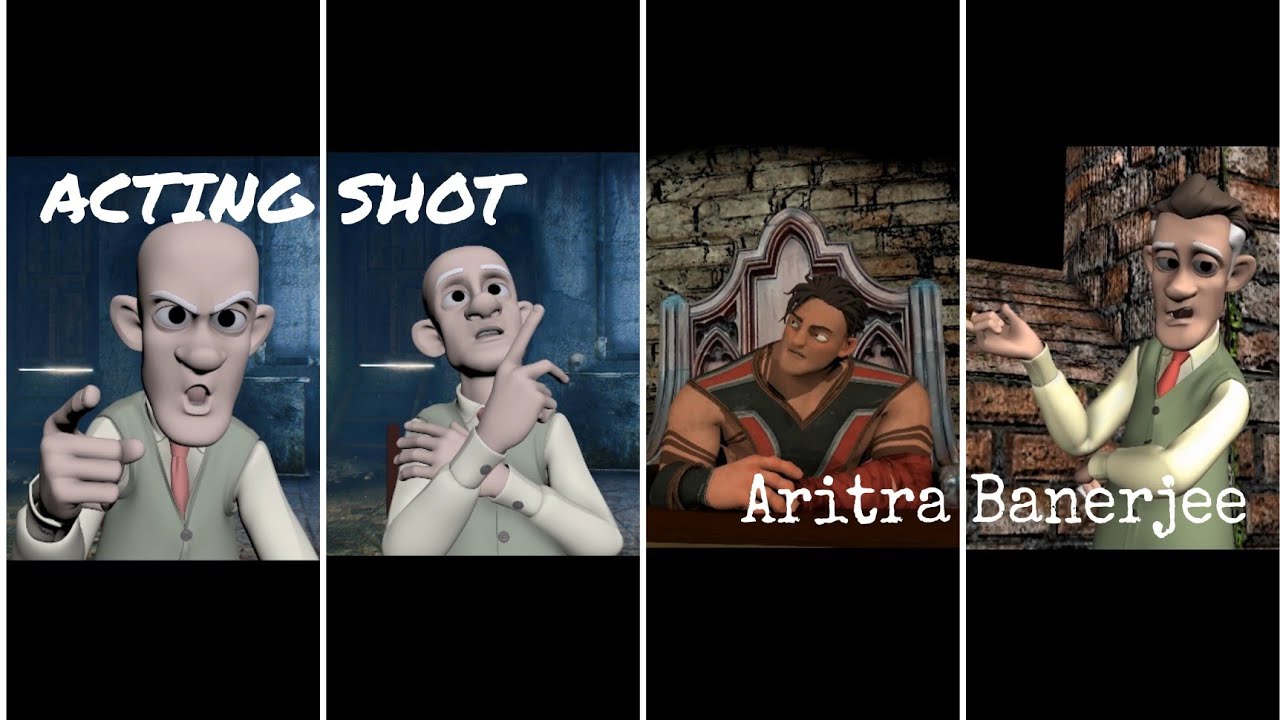 3D animation project 5 | Aritra Banerjee | single and dual character ...