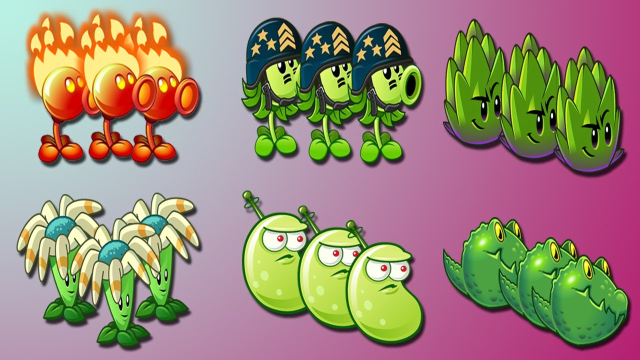Random 8 Plants Battlez X3 - PvZ 2 Plants Vs Plants - Who Will Win ...