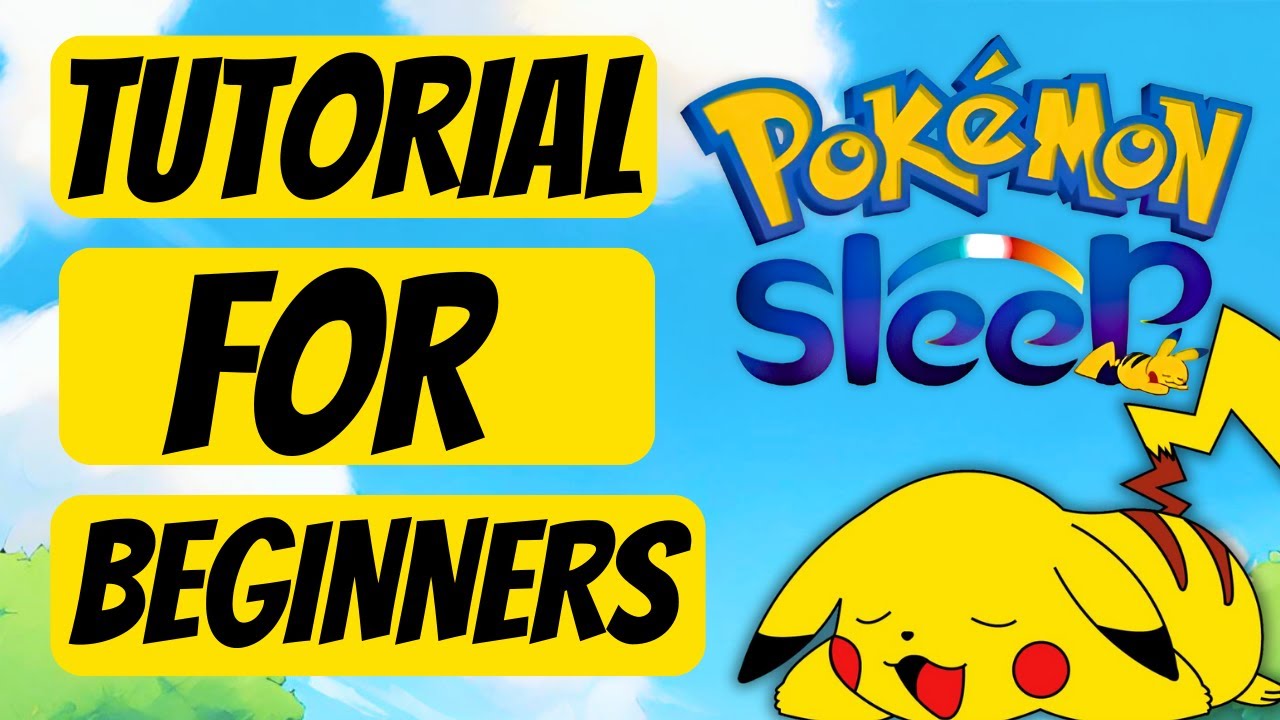 How to Play Pokemon Sleep (QUick Tutorial for Beginners) - YouTube