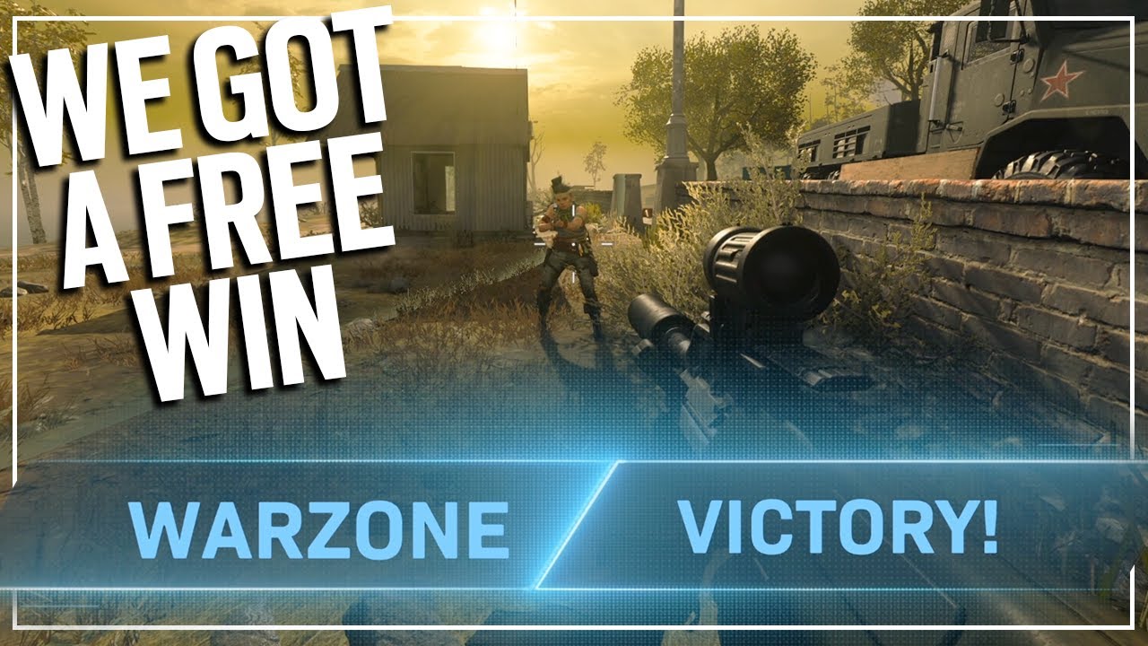 How To Get A Free Win - Call of Duty Warzone - YouTube