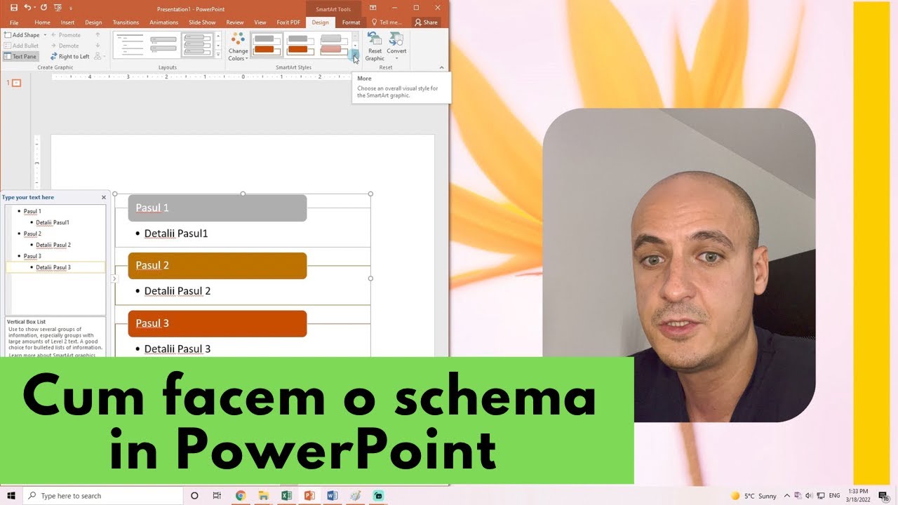 Cum facem o schema in PowerPoint | mini Tutorial PowerPoint (Romana ...