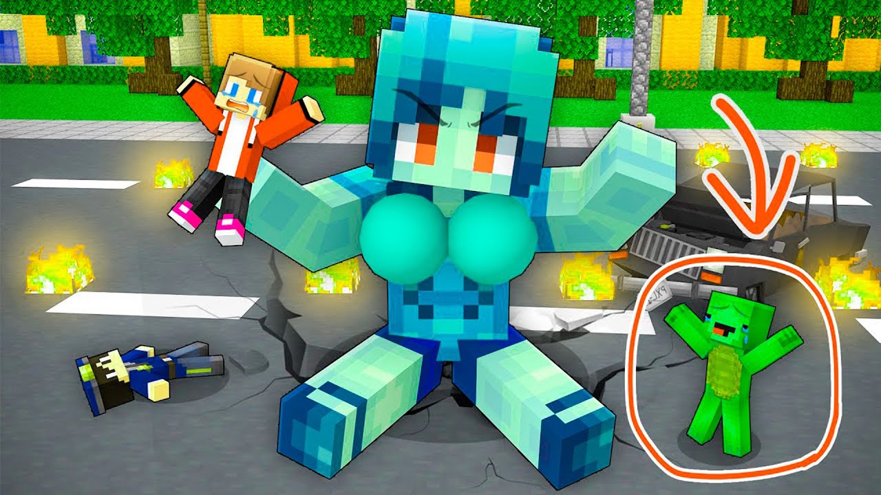 JJ and Mikey vs Girls Zombie Maizen Sisters Minecraft Minecraft Anime ...