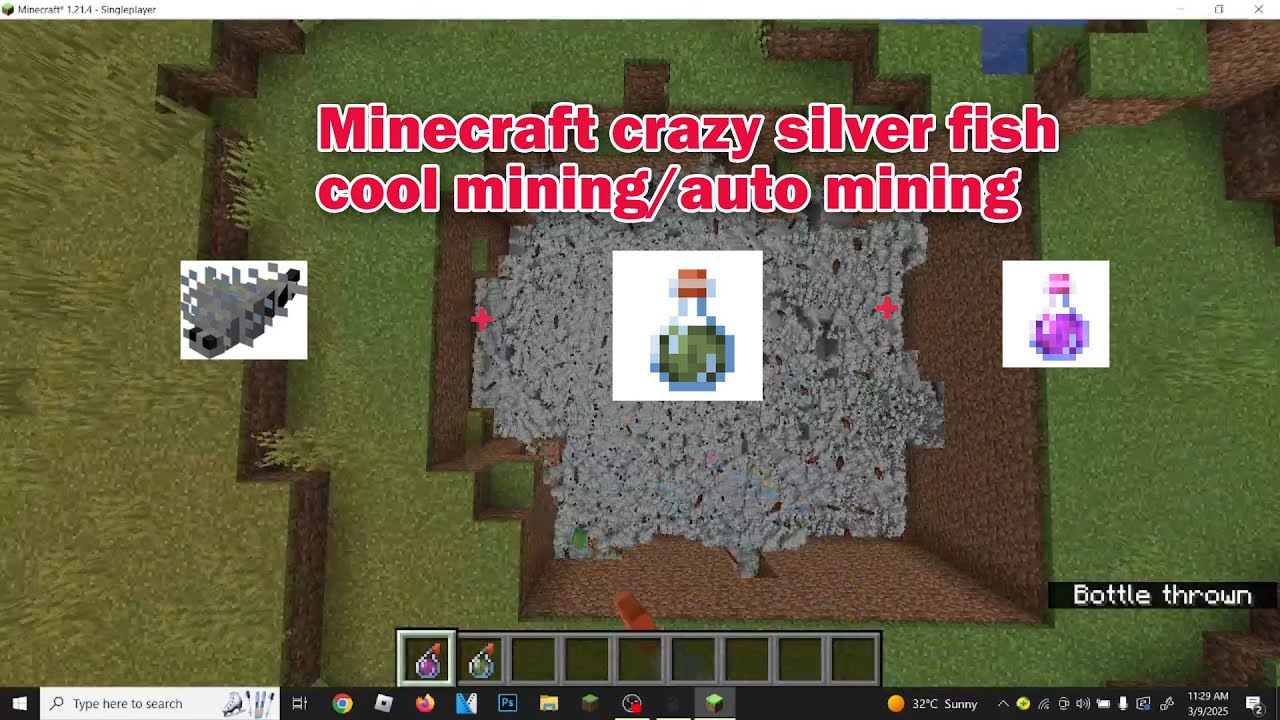 Minecraft with silver fist experiment UPD 1.21 - YouTube