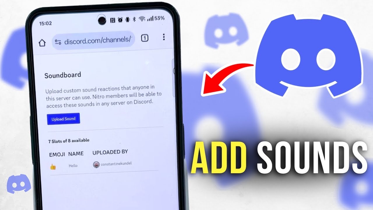 How to Add Sounds to a Discord Soundboard on Mobile - YouTube