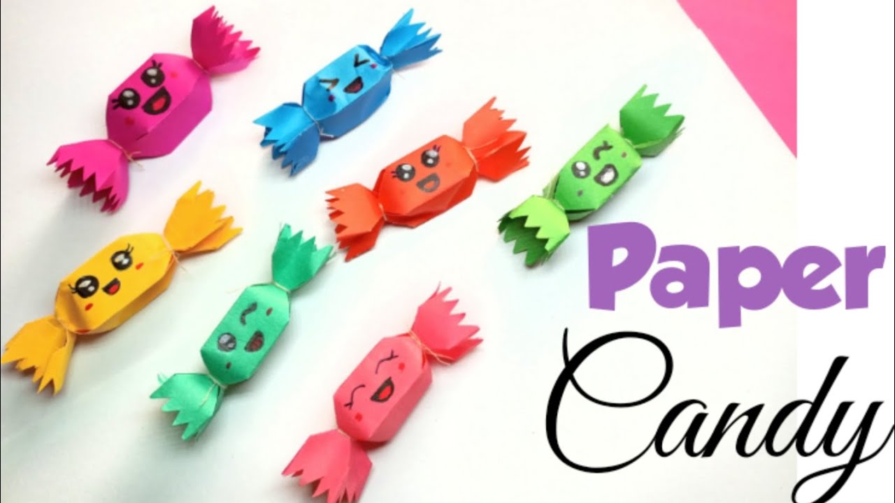 How to make Easy mini Paper Candy 🍬| Paper Craft | DIY Easy Origami ...