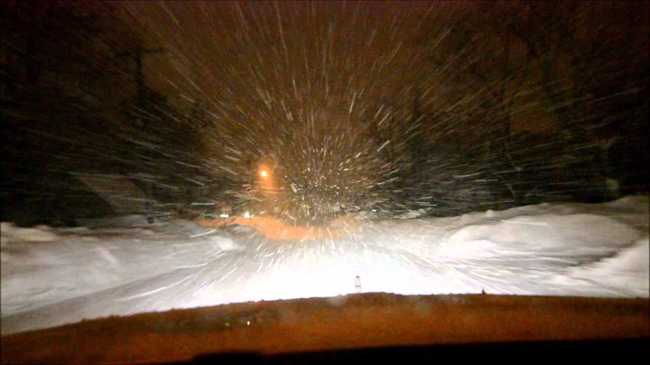 DRIVING IN ROCKLAND AT NIGHT IN A SNOWSTORM #1 - YouTube