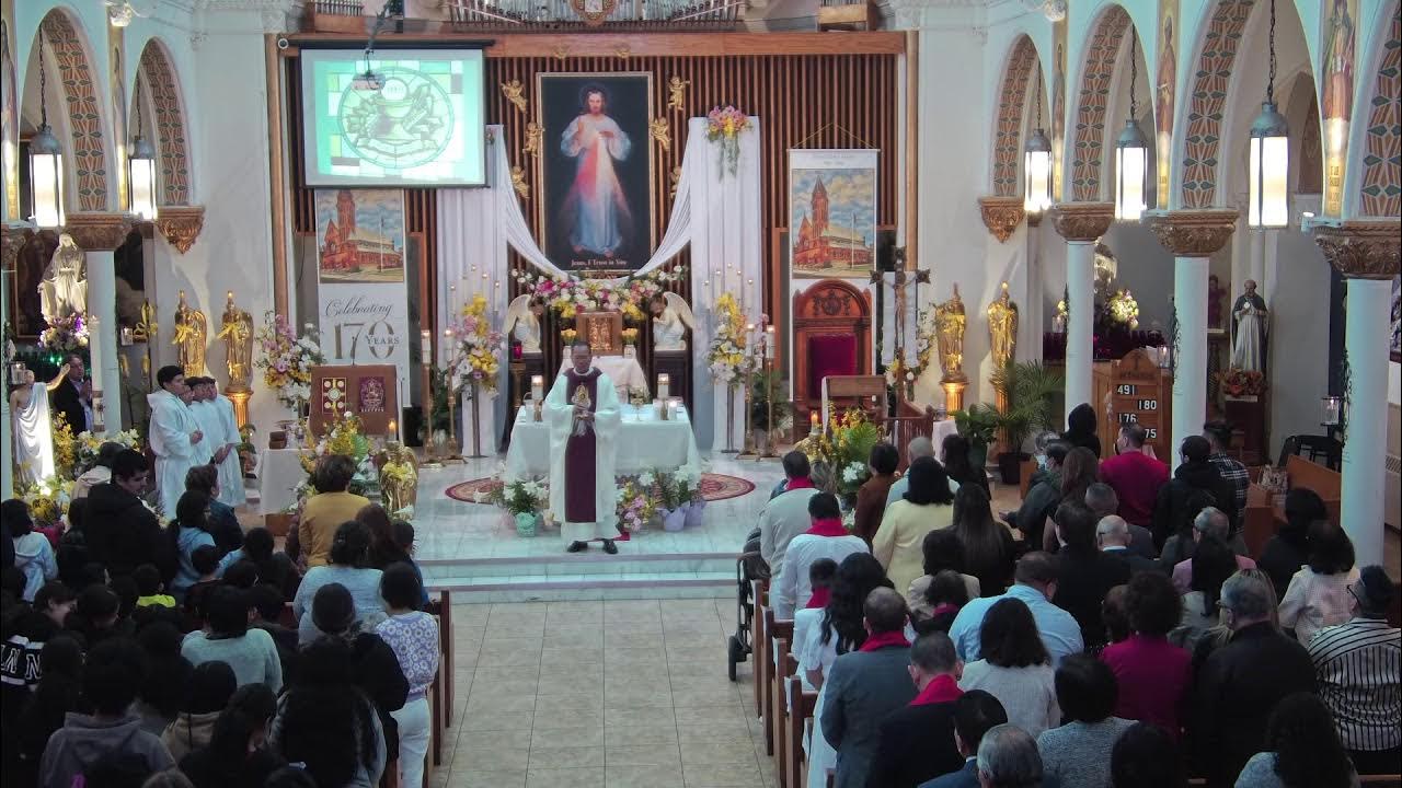Second Sunday of Easter - 04/07/2024 , Divine Mercy, Rahway NJ - YouTube
