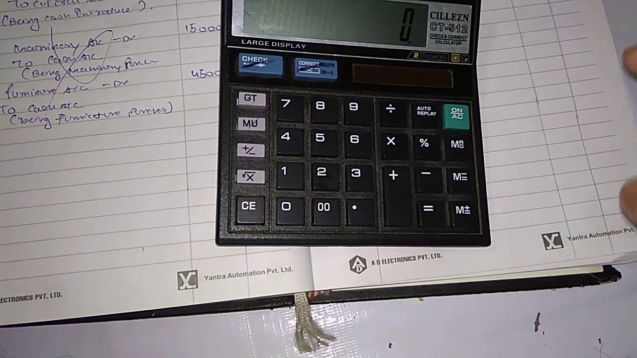 How to turn off a calculator - YouTube