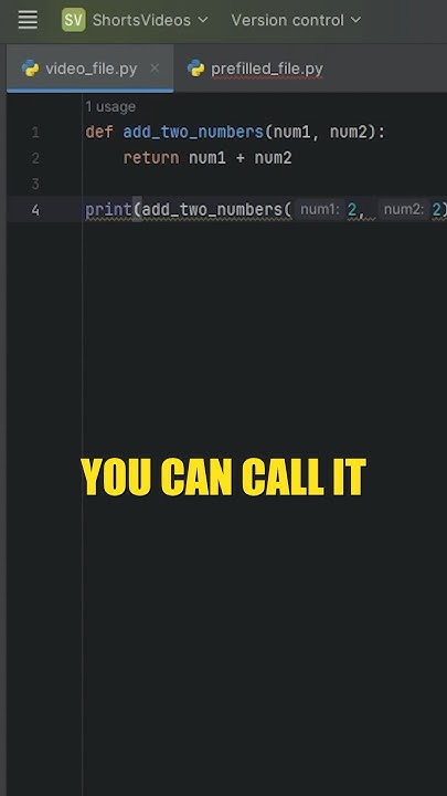 How to create a function in Python #shorts #python #programming #howto - YouTube