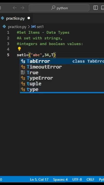 Set Items Data Types Python Pythonprogramming Python3 Pythonforbeginners Learnpython