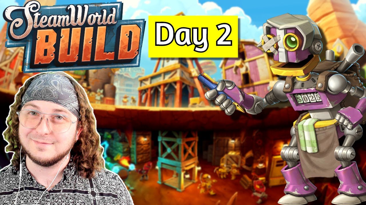 Digging Down DEEPER & Discovering More Secrets! Day 2 (SteamWorld Build) - YouTube