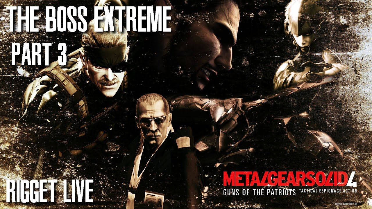 Metal Gear Solid 4: Guns of the Patriots на The Boss Extreme #3 - YouTube