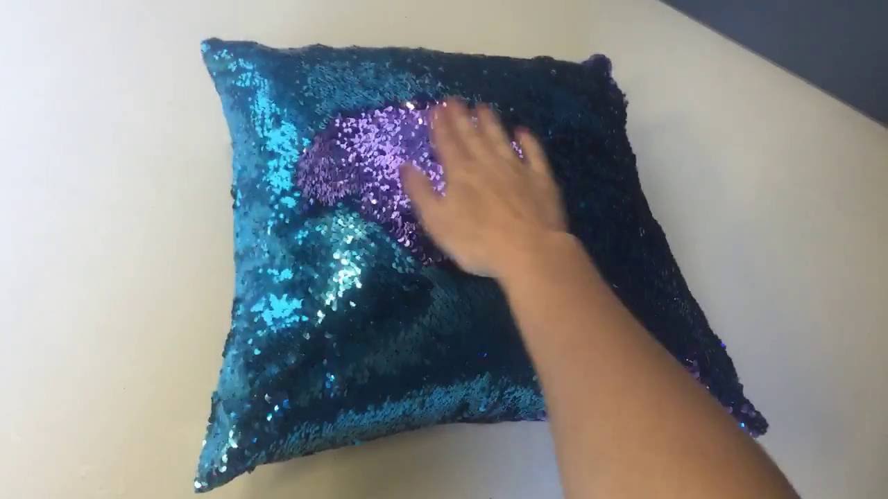 Mermaid Sequin Pillows - YouTube