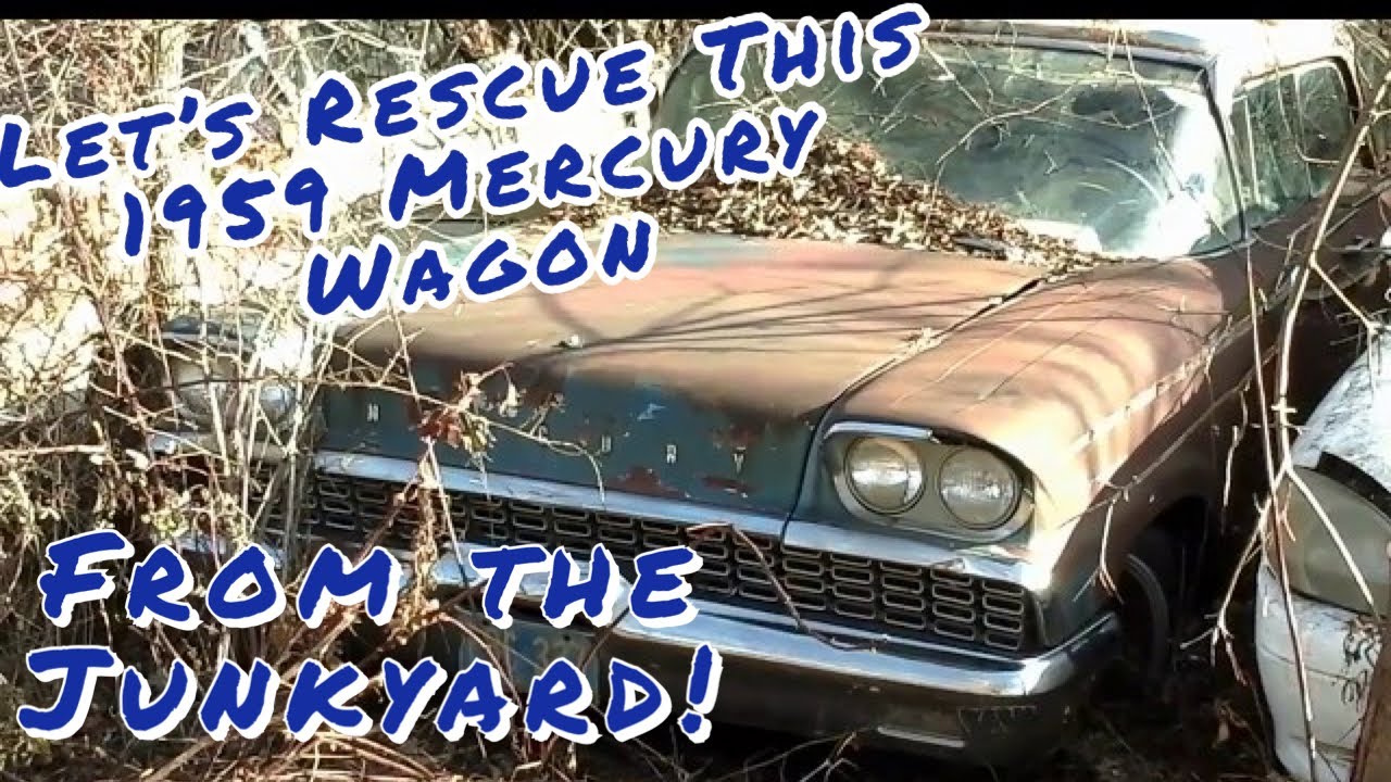 1959 Mercury Station Wagon True Junkyard Rescue - Decades Spent In A ...
