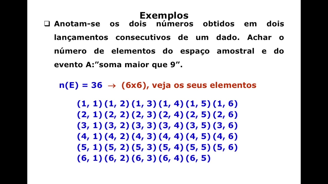 #12 Probabilidades: definições e exemplos (aprofundamento) - YouTube