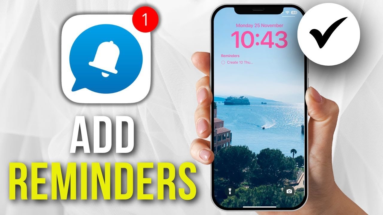 How To Add Reminders To Lock Screen on iPhone (Easy) - YouTube