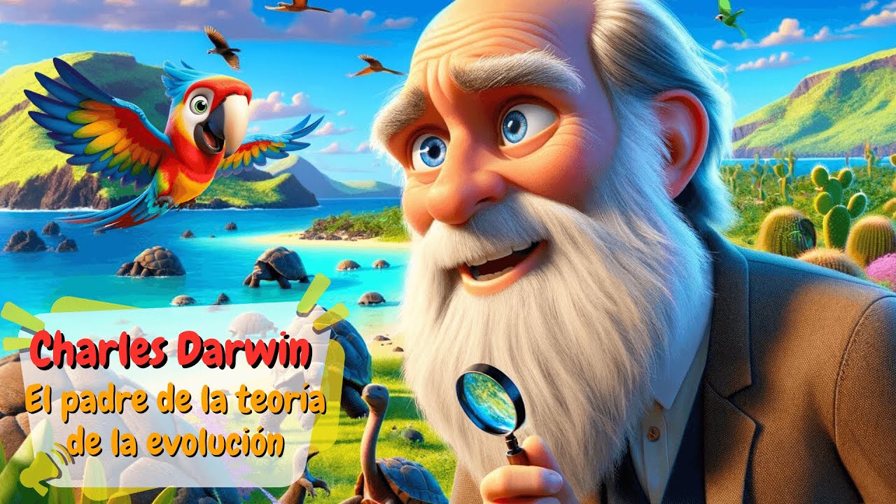 🇬🇧🌱🦎 Charles Darwin: El Padre de la Teoría de la Evolución | Cuentos ...