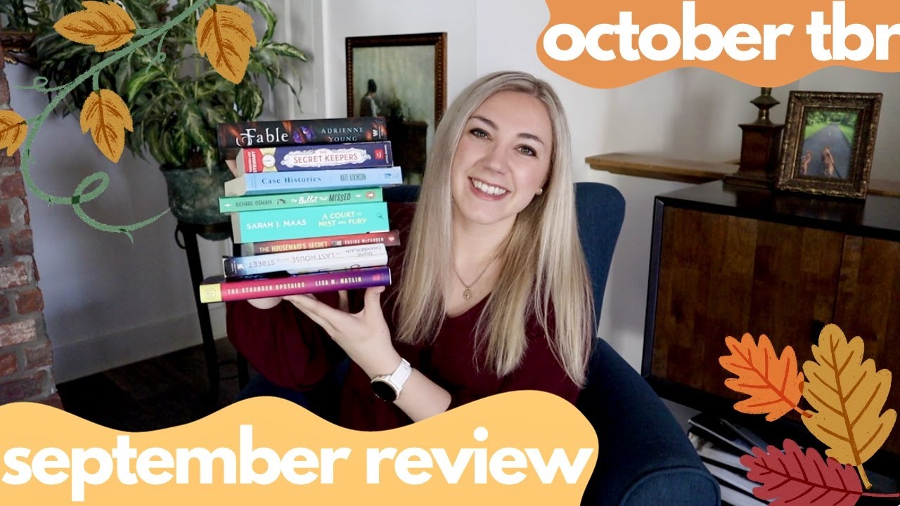 September Book Review + October TBR *fall is going to be a HUGE reading ...
