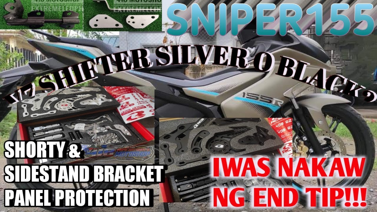 RACING BOY OR RCB V7 SHIFTER INSTALLATION ON SNIPER155.. ANO MAGANDANG ...