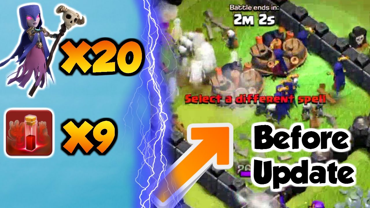 Clash Of Clans | MASS Witch Attack | PRE Update - YouTube