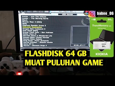 REVIEW FLASHDISK 64 GB FULL GAME PS2 | Bisa Muat Berapa Game??? - YouTube
