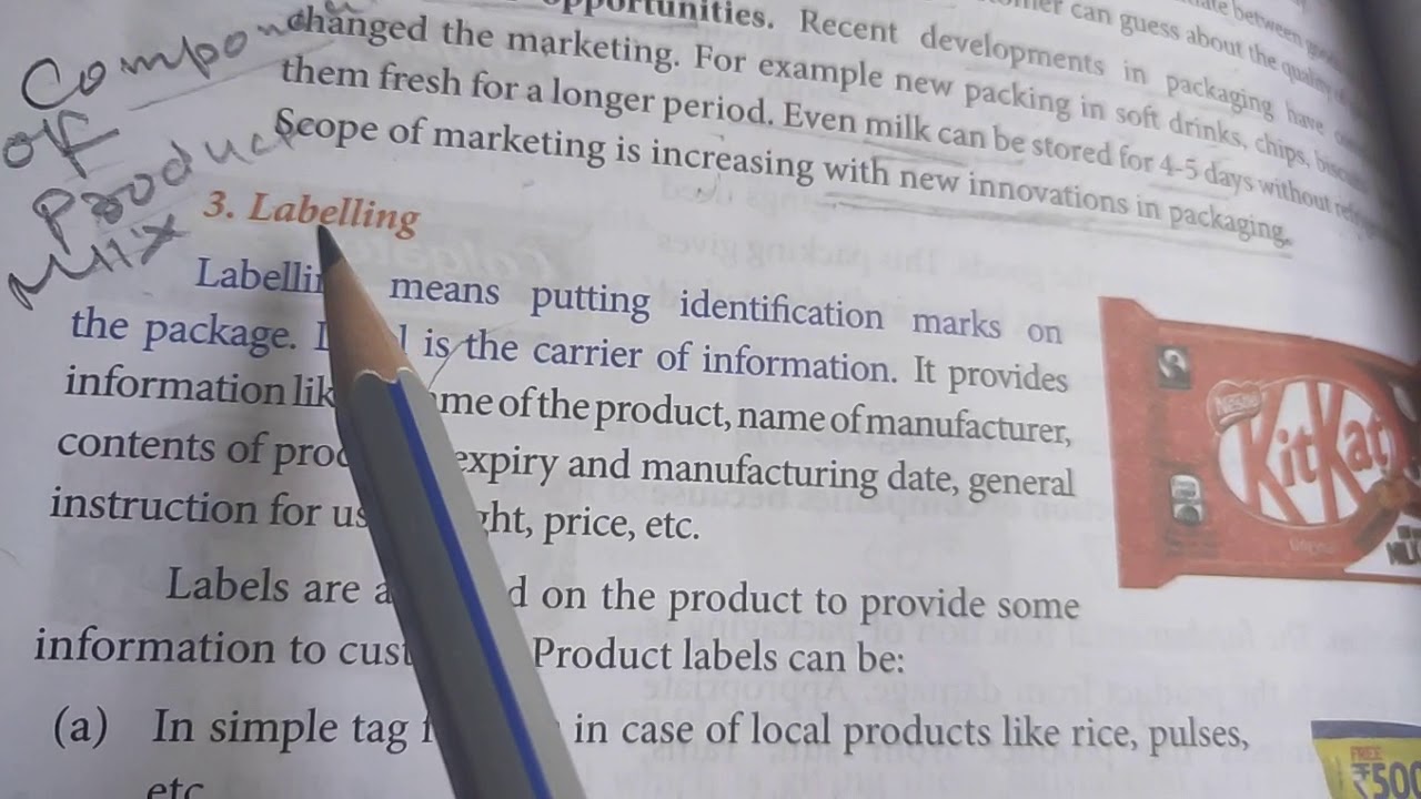 Labelling part 1 / components of marketing mix / marketing management ...