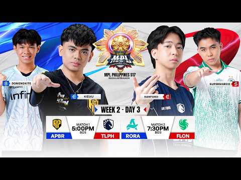 🔴 LIVE | MPL PH S17 | ENGLISH - Week 2 Day 3