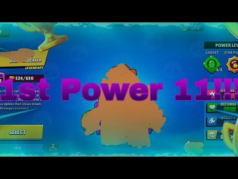 Getting my 1st Power 11 Brawler in Brawl Stars 😳 - YouTube