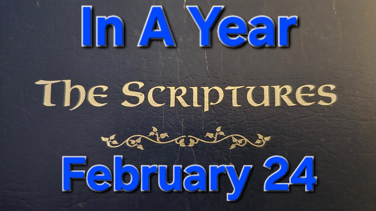 February 24. Num 31-32. The Bible in a Year. (TS2009) - YouTube